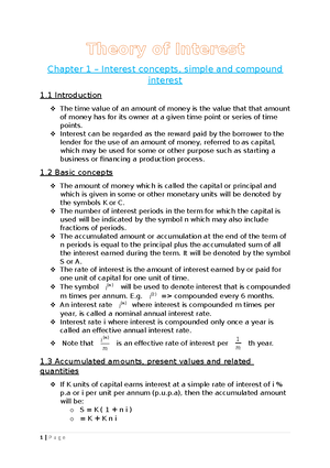TOI152 - TOI 152 formulas with examples up to chapter 2.3 - 38784 - Studocu