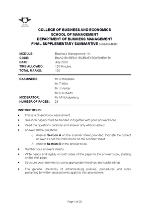 Logistics Management - Exam 2020.pdf 1 - - Studocu