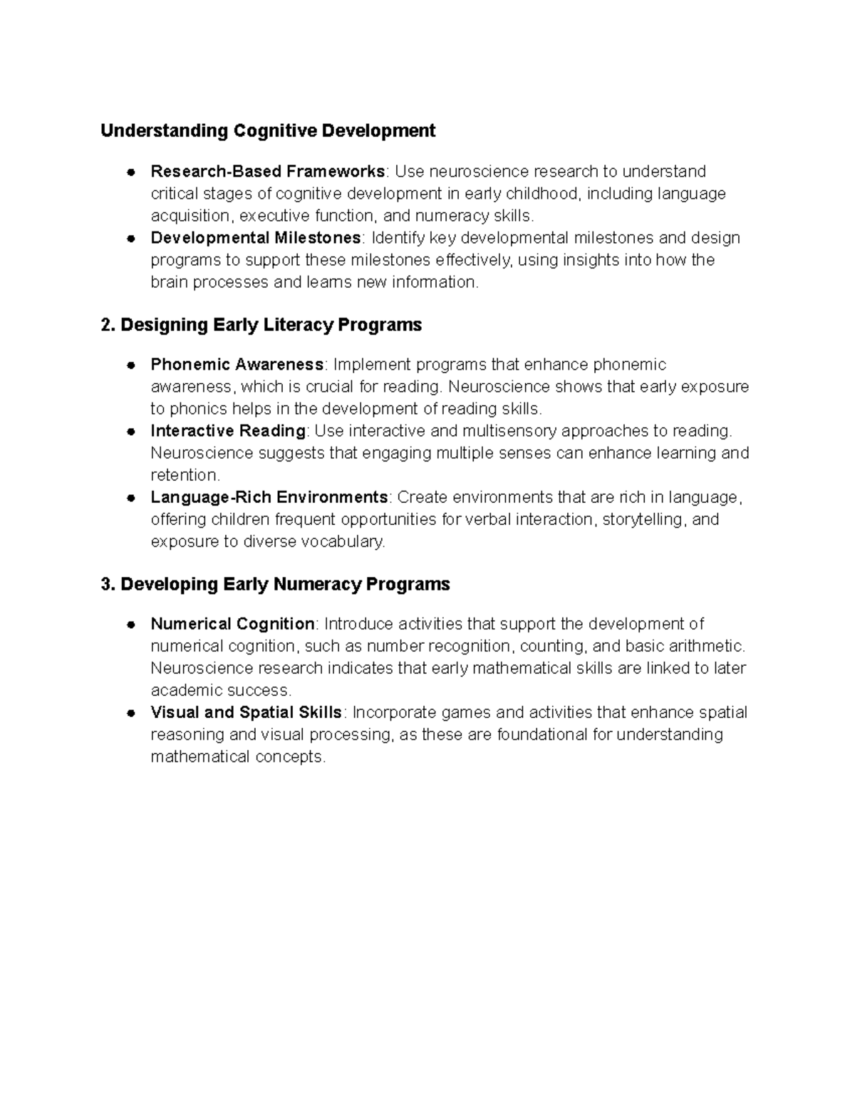 Understanding Cognitive Development - Developmental Milestones ...