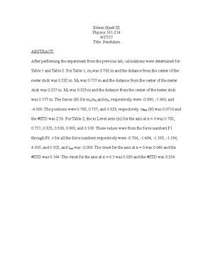 Phys161 Spring 2017 214-1 - Physics 161: University Physics Laboratory ...