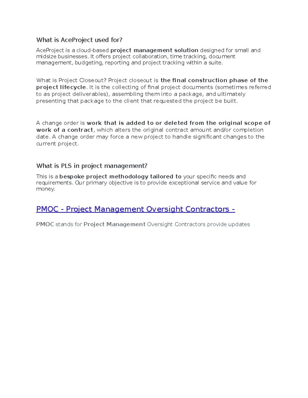 how to be a professional - What is AceProject used for? AceProject is a ...