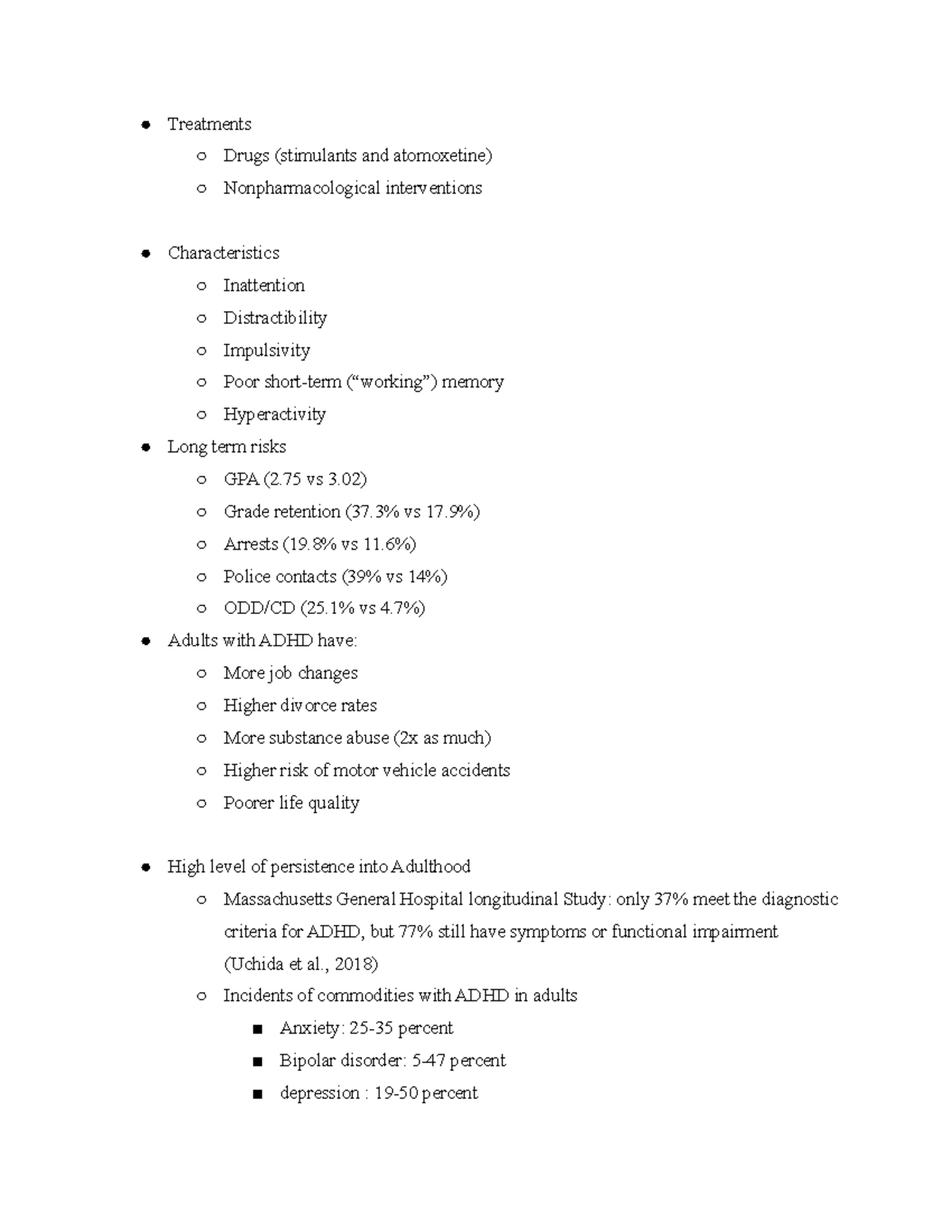 ADHD (Part I) - Lecture based notes in-person class with Dr.Ruddy ...