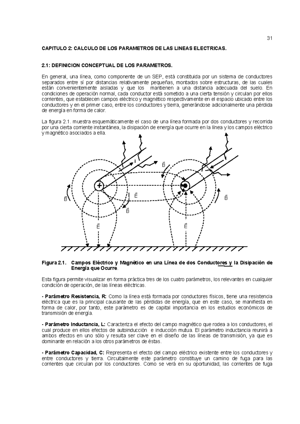 Capitulo 2 Parametro de Lineas y redes de transmision - CAPITULO 2: CALCULO DE LOS PARAMETROS DE ...