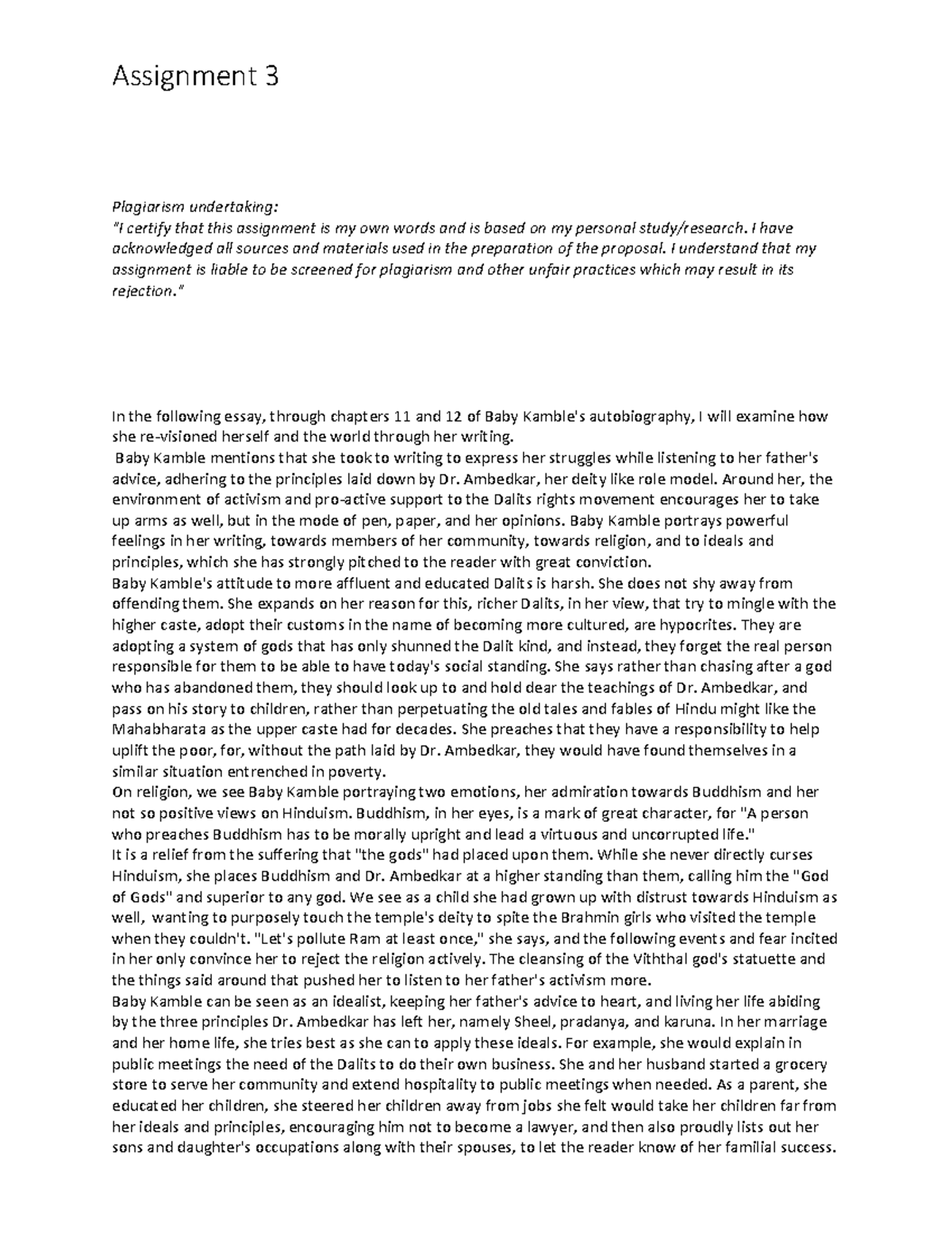 Assignment 3 segment 3 Fiction - Studocu