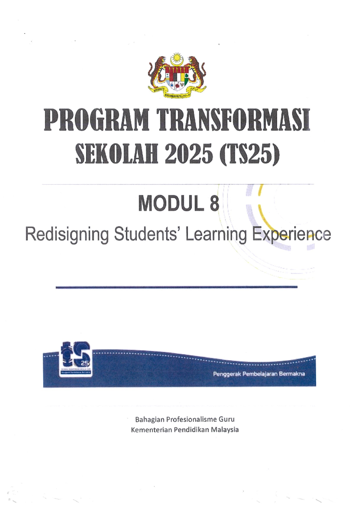 Modul 8 - bahan rujukan - education - Studocu
