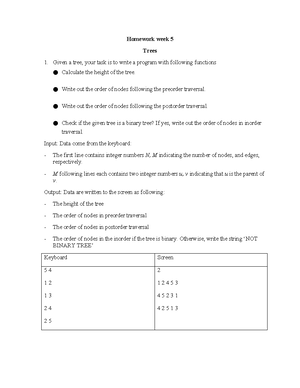 Assignments - Bài tập Topology sort - Homework lecture 12 Graphs – Part ...
