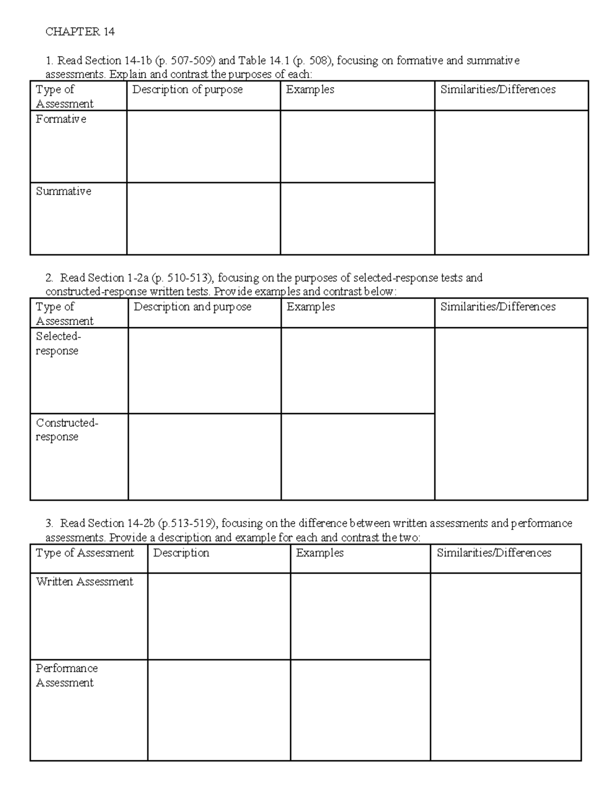 Copy of Chapter 14 Learning Guide - CHAPTER 14 Read Section 14-1b (p ...