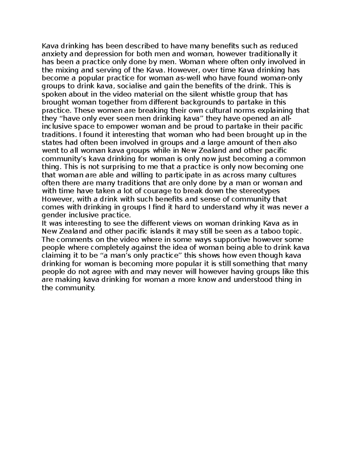 Kava Discussion - rocket lab poster for school- 800 words max. Impacts ...