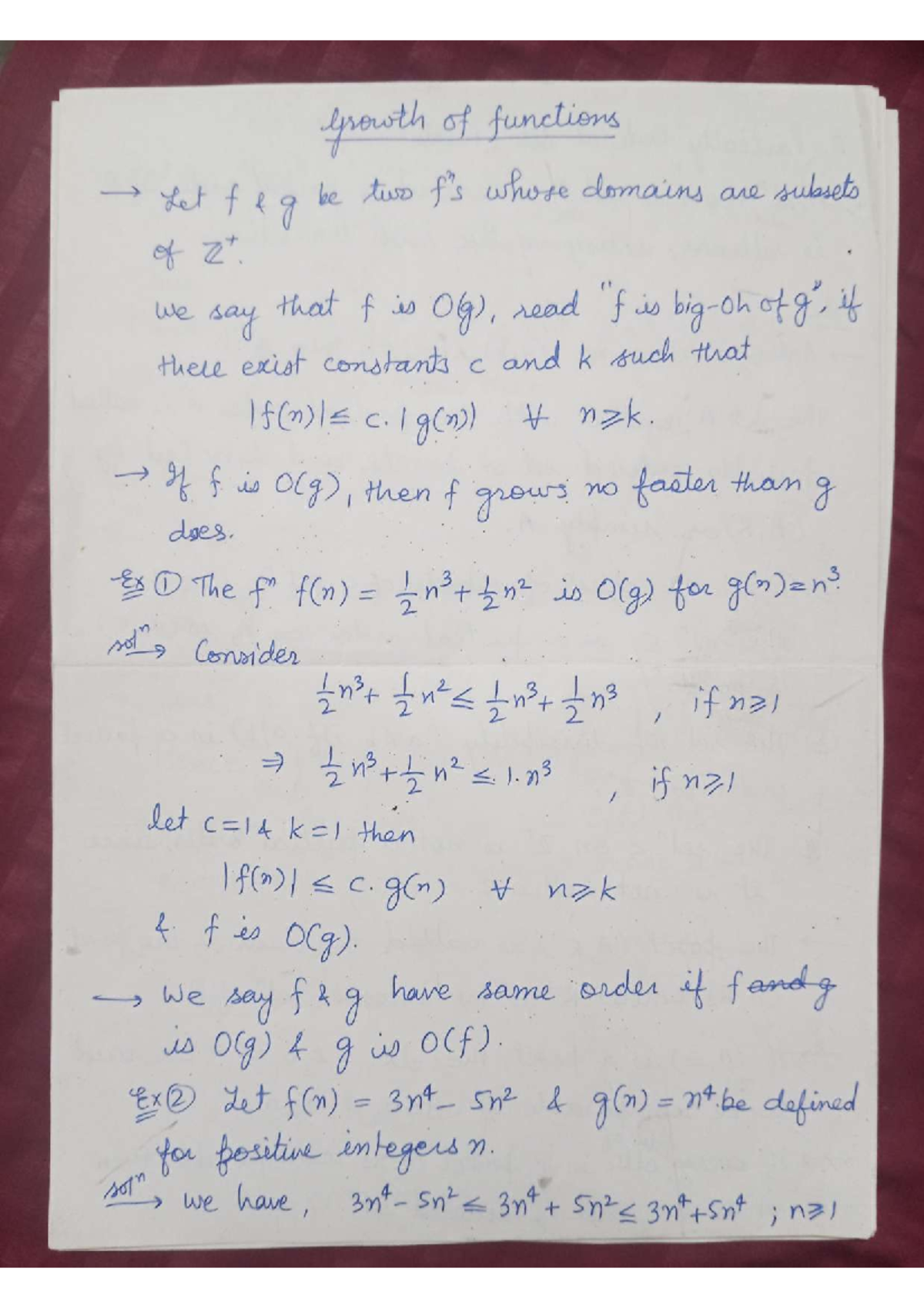 Discrete Unit 2 notes - Hzhhz - Law- Legal Education - Studocu