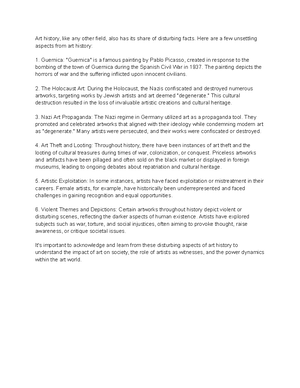 Two Dimensional Art 2 Final SG - Name Period: Date: Two Dimensional ...