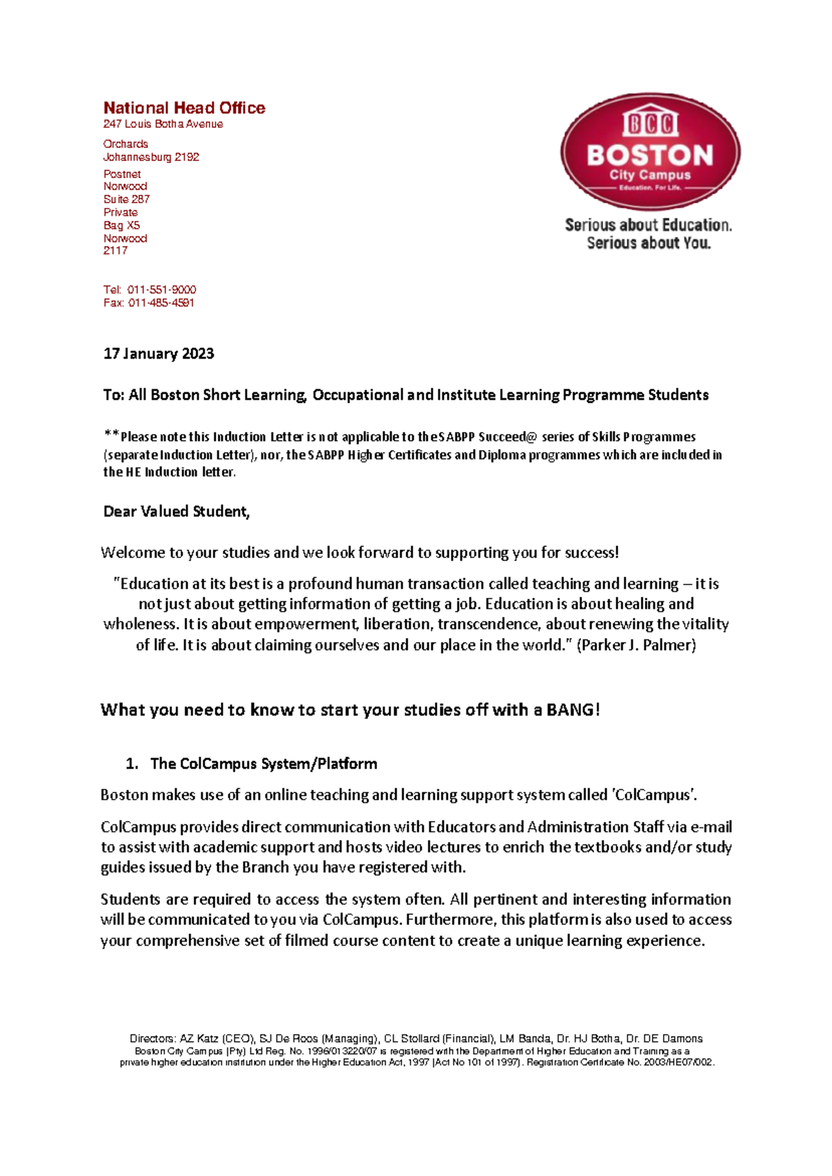 BSLP ILP OLP-Induction Letter(2023)-HB-V - National Head Office 247 ...