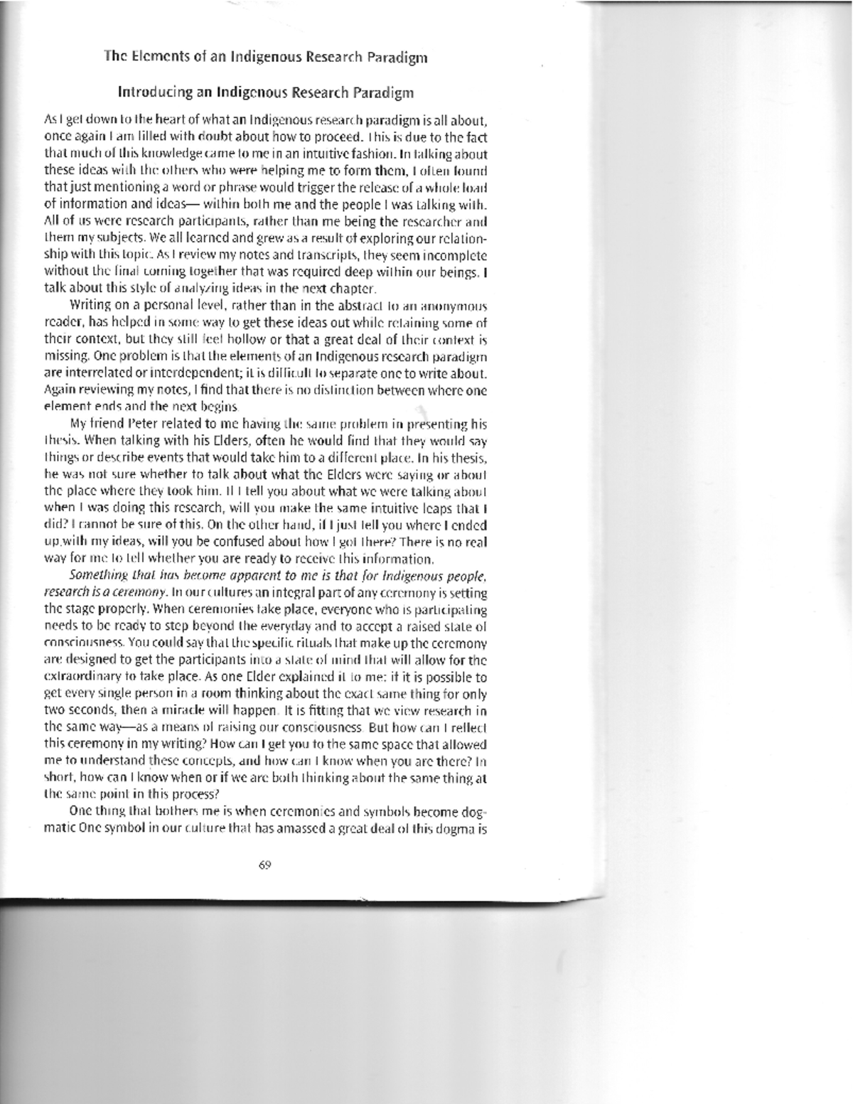 Wilson - Indigenous studies - Paper 23 - Studocu