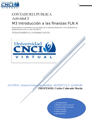 Actividad 2 Administracion - Universidad CNCI virtual Tutor: Jaime peña Martínez. Estudiante ...