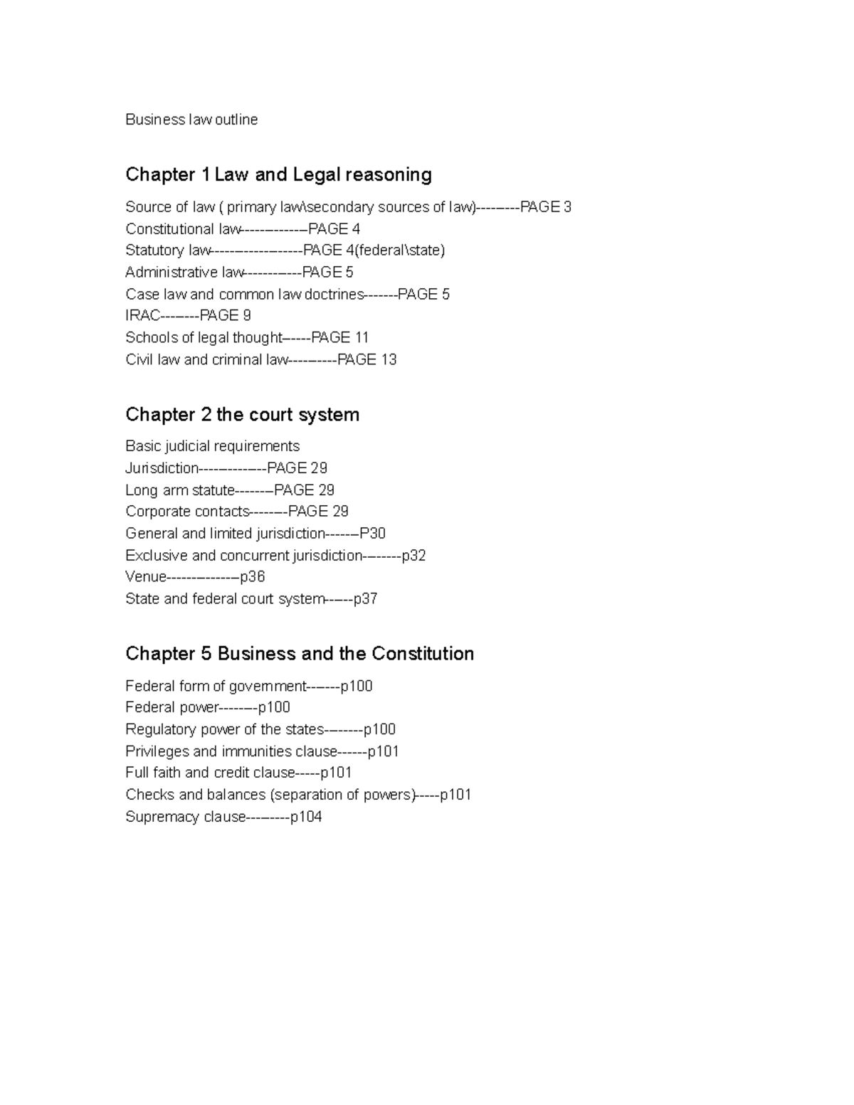 Business law outline - Studocu
