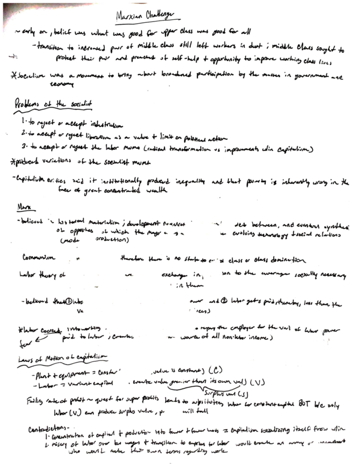 Marx readings - Summary of notes - Marxist Theories of Imperialism ...