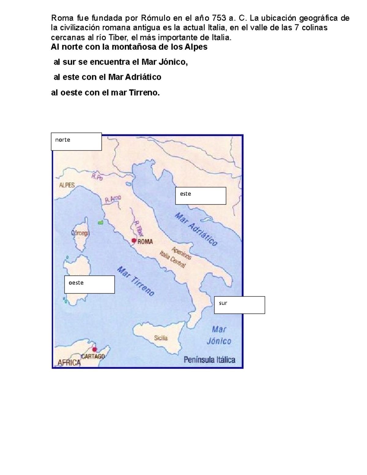 historia de roma - Roma fue fundada por Rómulo en el año 753 a. C. La ...