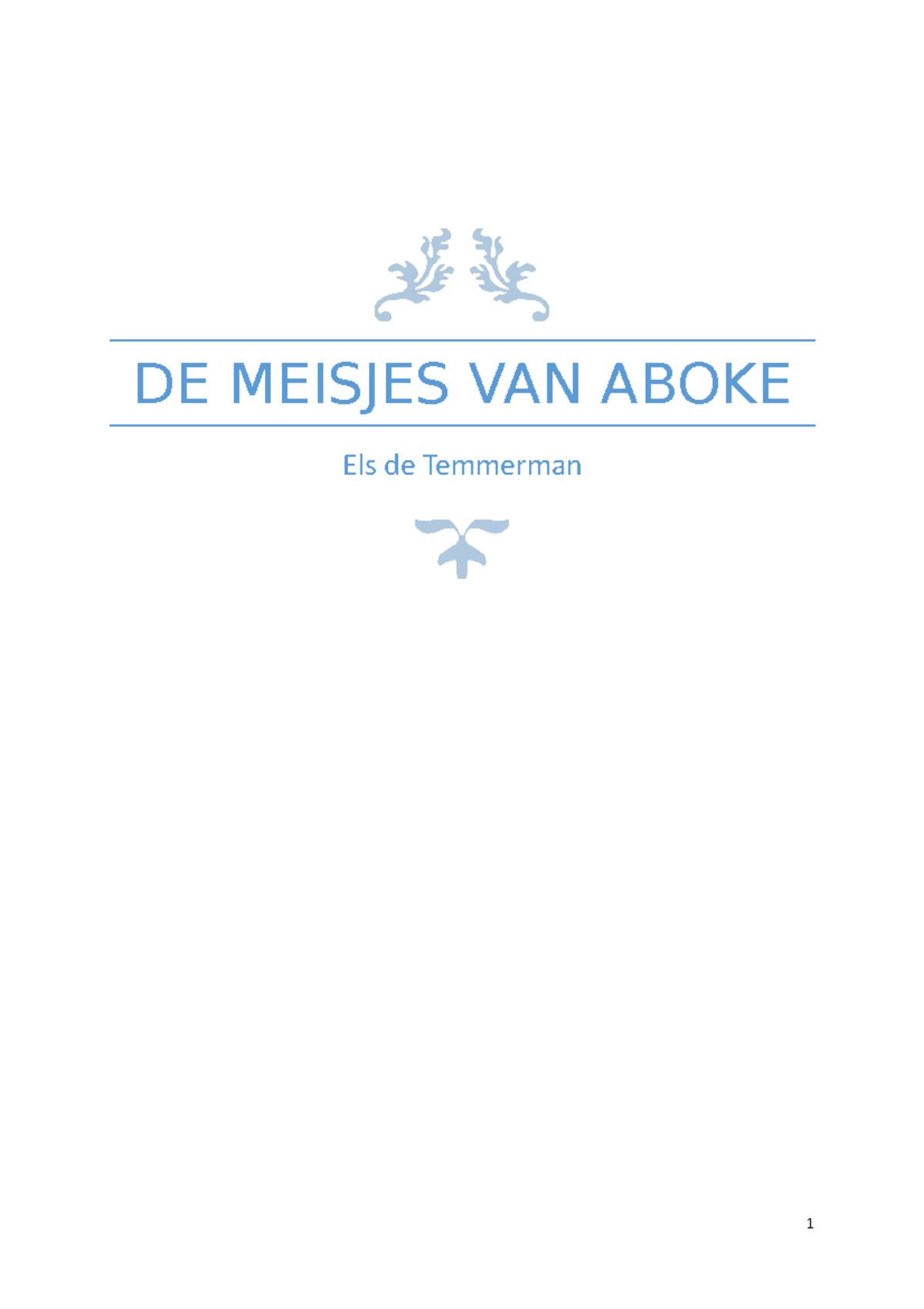 De meisjes van Aboke - Els de Temmerman RZL - kopie - DE MEISJES VAN ...