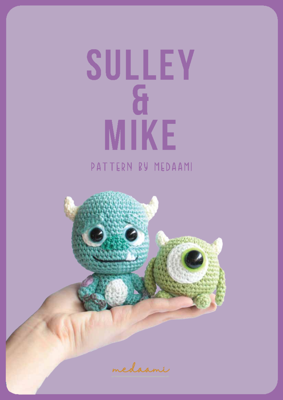 Sulley y mike medaami - Taller - sulley & Mike pattern by Medaami Hi ...
