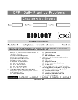 DPP of Anatomy Of Flowering Plants for NEET - Max. Marks : 180 Marking ...
