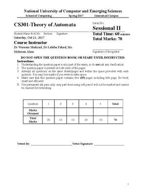 Theory of Automata - Assignment 01 (Regular Expressions) - Assignment ...