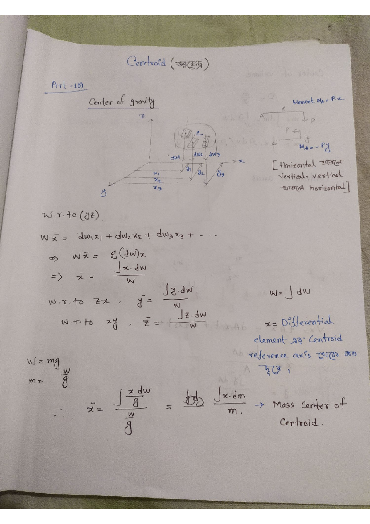 Centroid 2 - practice - Engineering Mechanics - Studocu