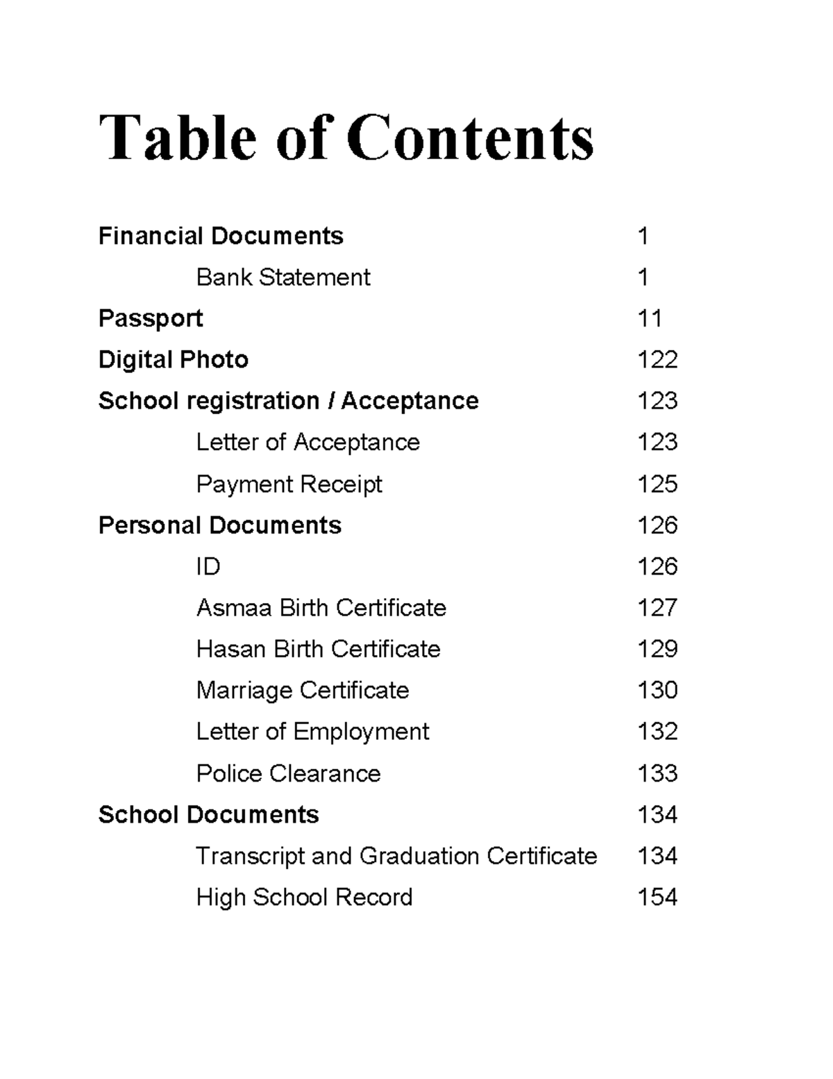 Table of Contents - asdasdasdasd - Bachelor of Elementary Education ...