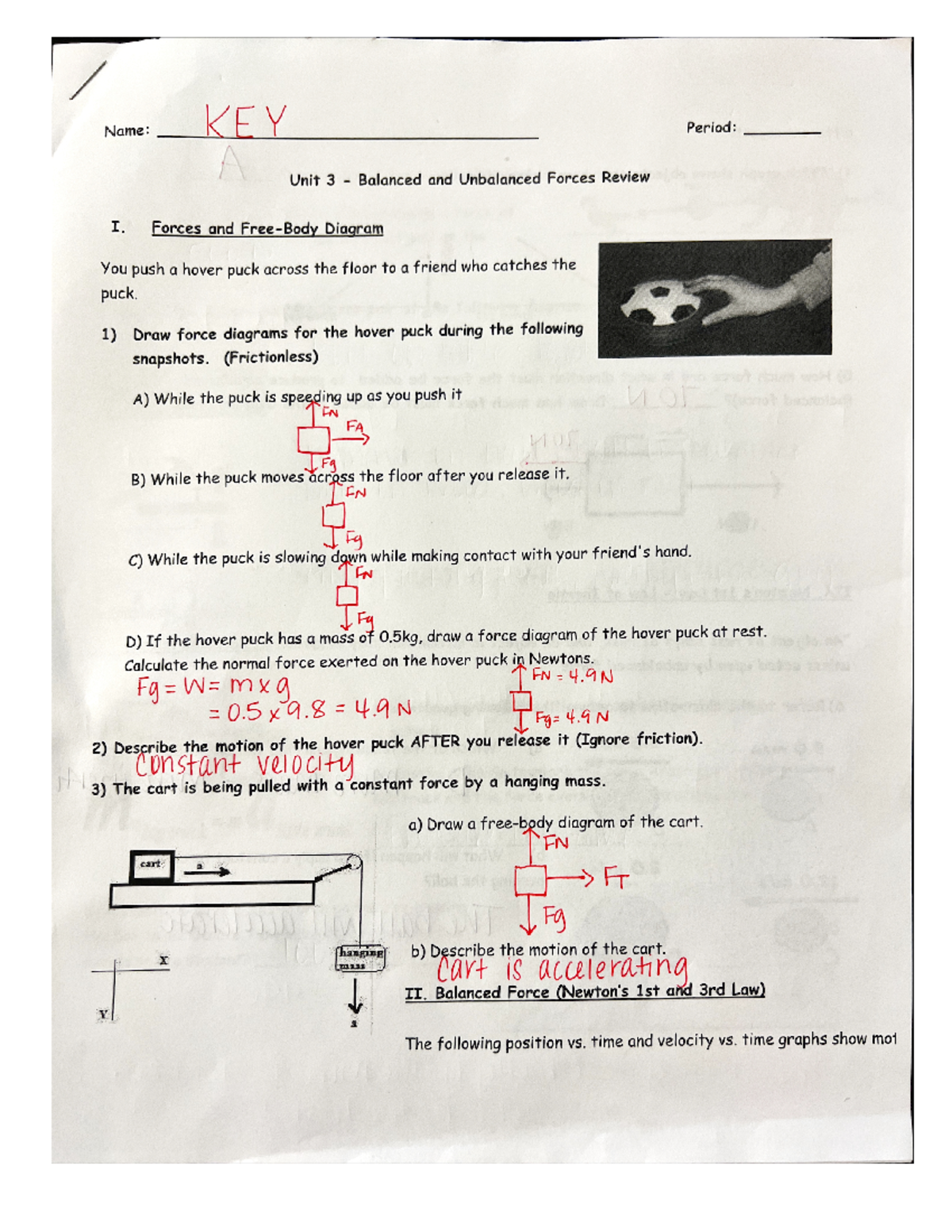 Unit 3 Forces Review KEY - Studocu