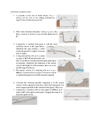 Worksheet 7 relative motion - Worksheet 7 relative motion At the ...