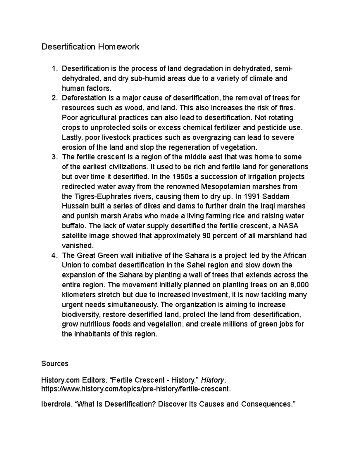 ISB Homework 2/2 - Desertification Homework Desertification is the ...