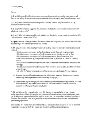 Exam2 2018 key - exam 2 answers - Name ...