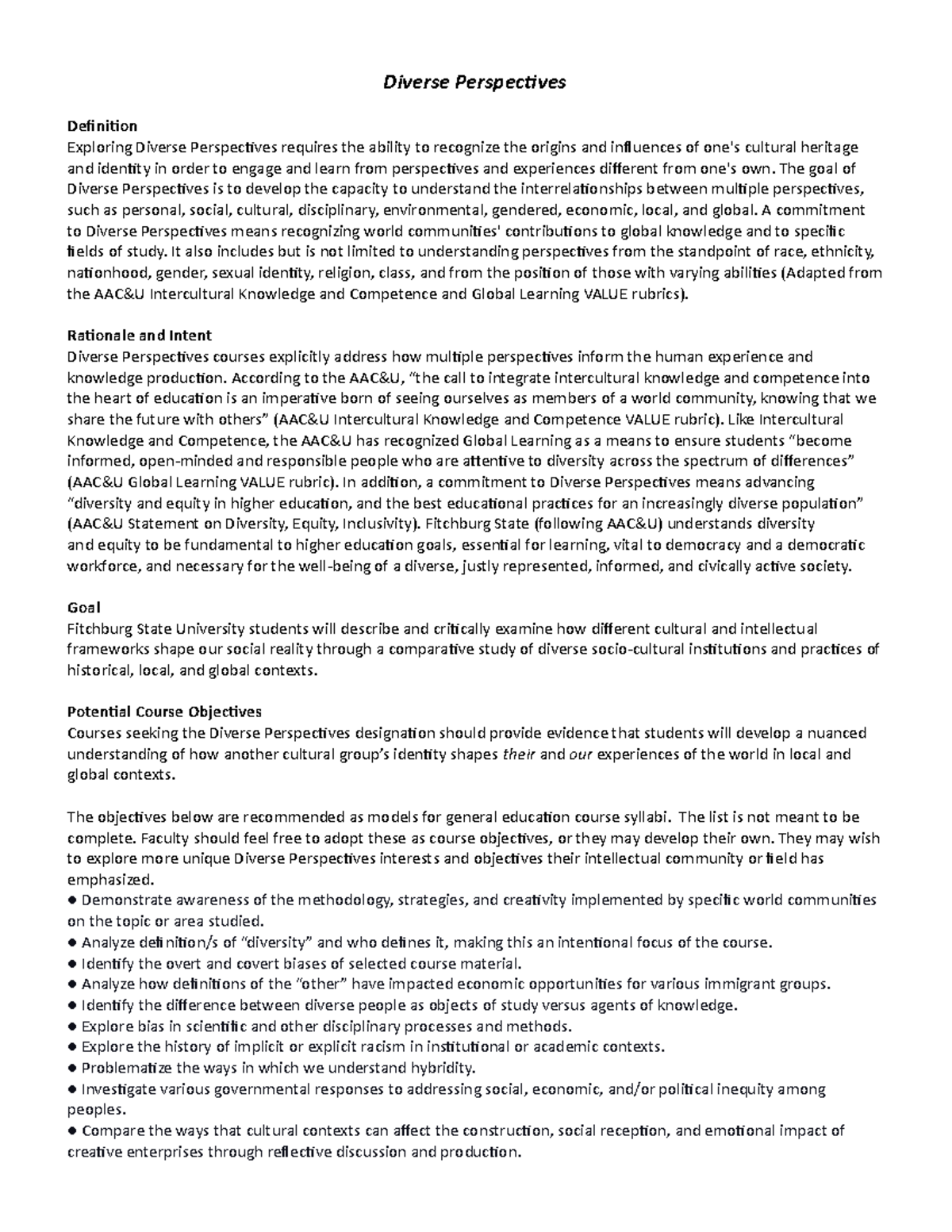 Diverse Perspectives Guidance Document Revised 2021 - Diverse ...