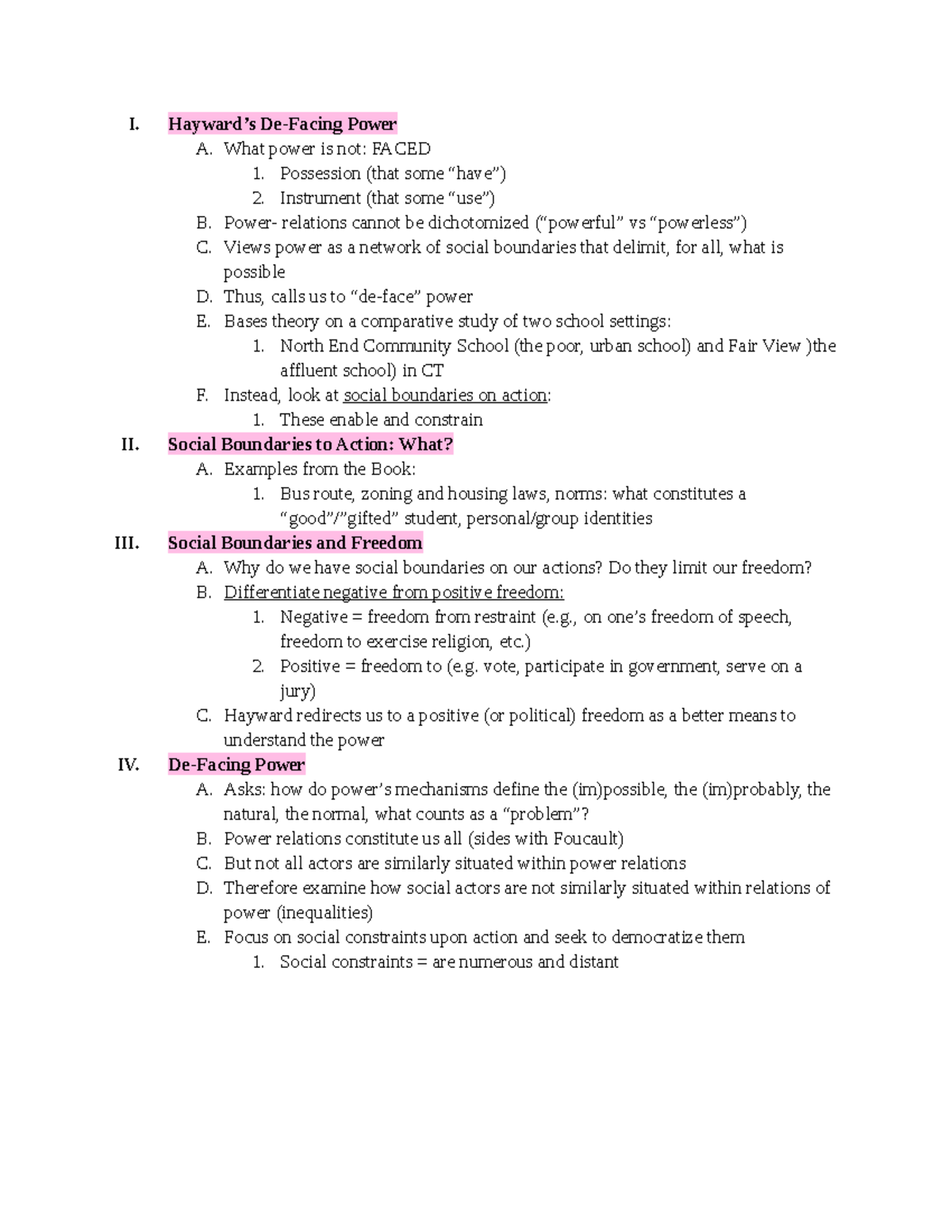 Defacing Power - lecture notes - Polisci 273 - UMass Amherst - Studocu