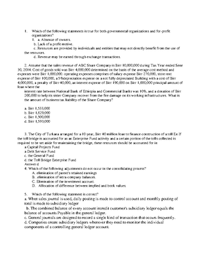 Individual Assignment I Accounting for Managers - Jigdan College School ...