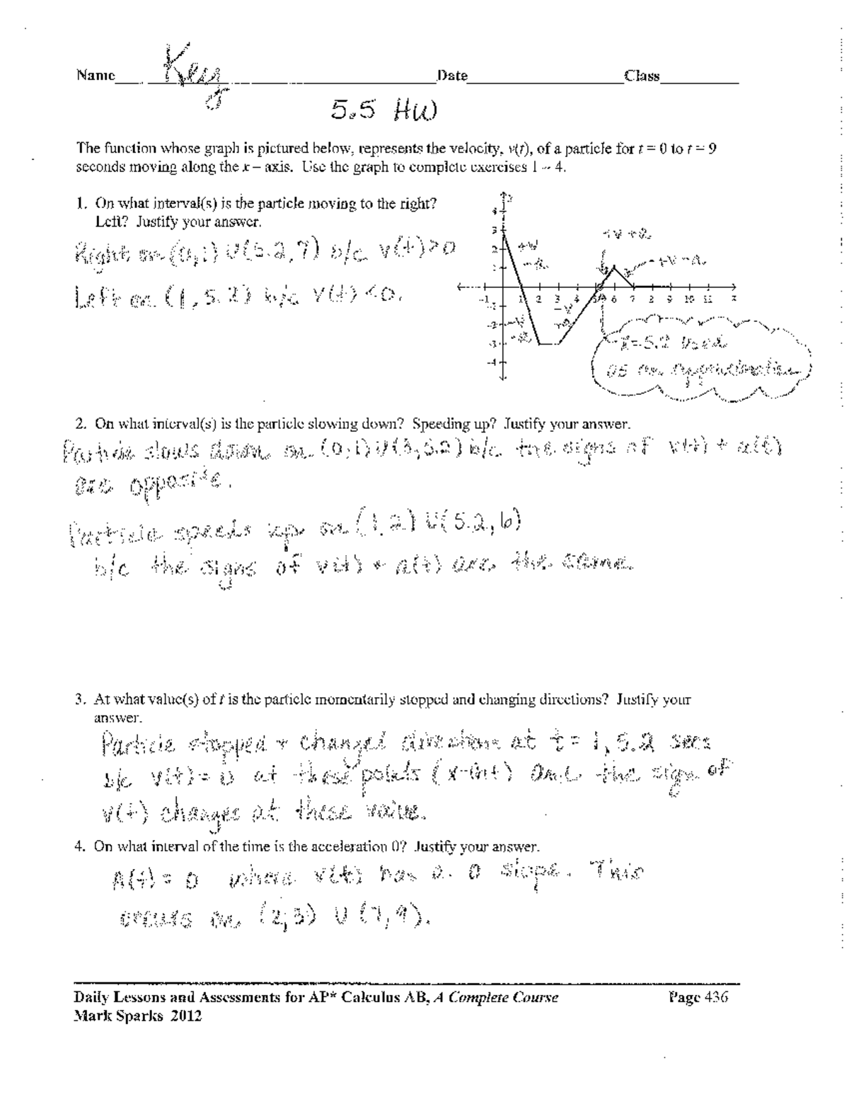 5.5 hw - AP CALC HW - Studocu