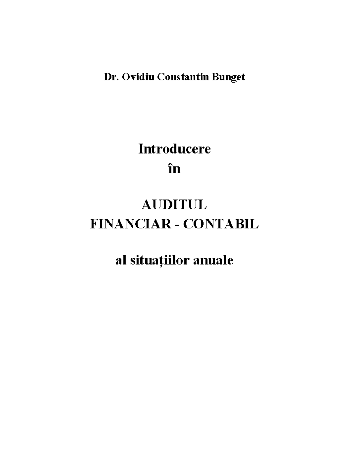 212882821 51456355 Audit Financiar Conta - Dr. Ovidiu Constantin Bunget ...