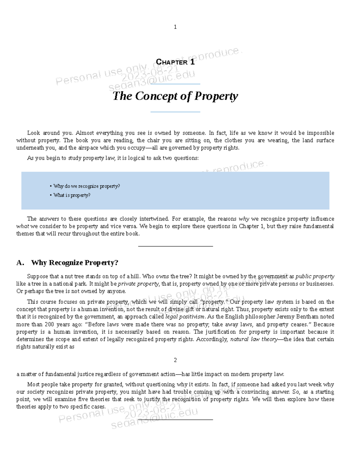 Day 1 book reading - 1 CHAPTER 1 ________________ The Concept of ...