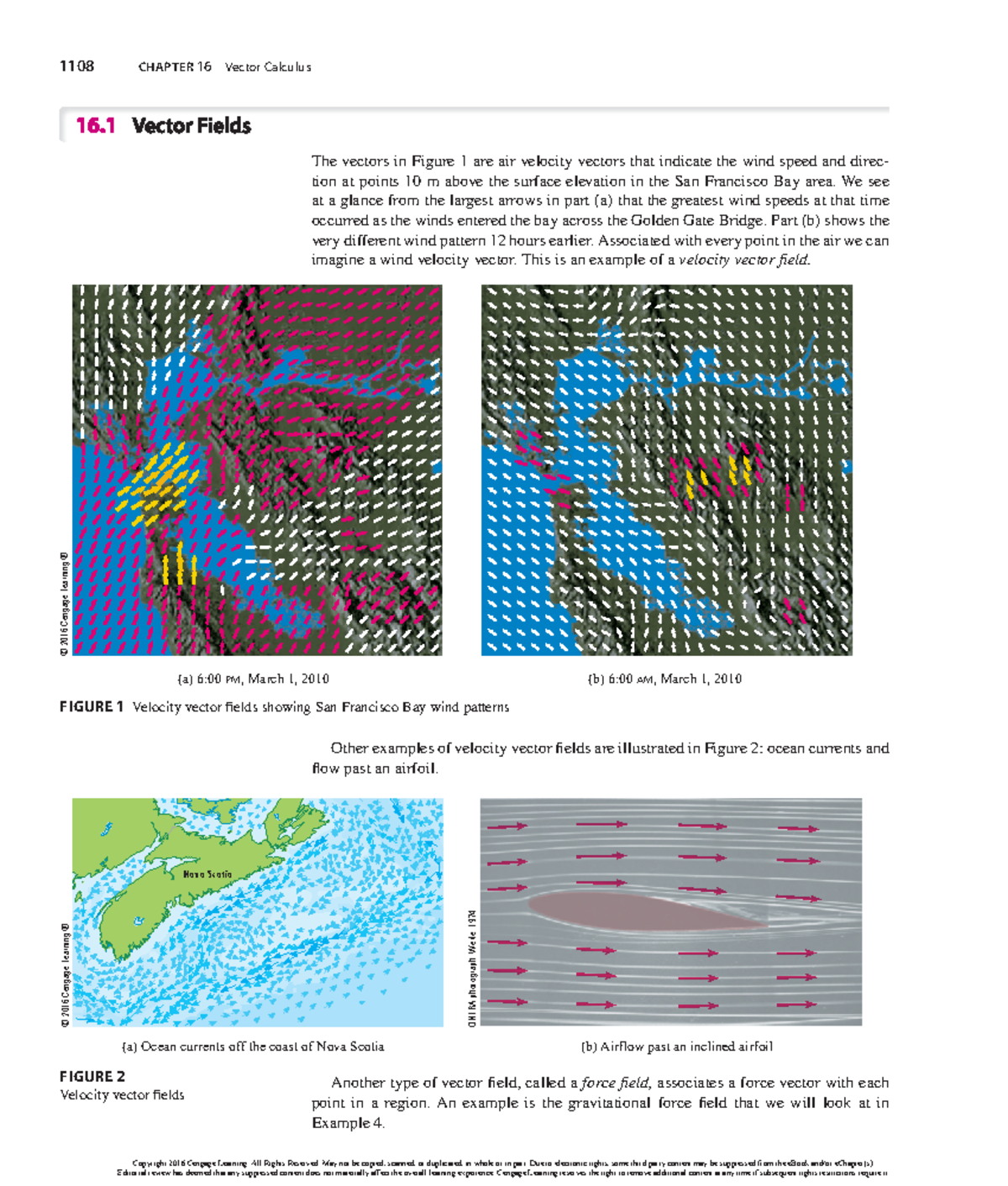 Math ch-16-1 - math work - 1108 CHAPTER 16 Vector Calculus The vectors ...