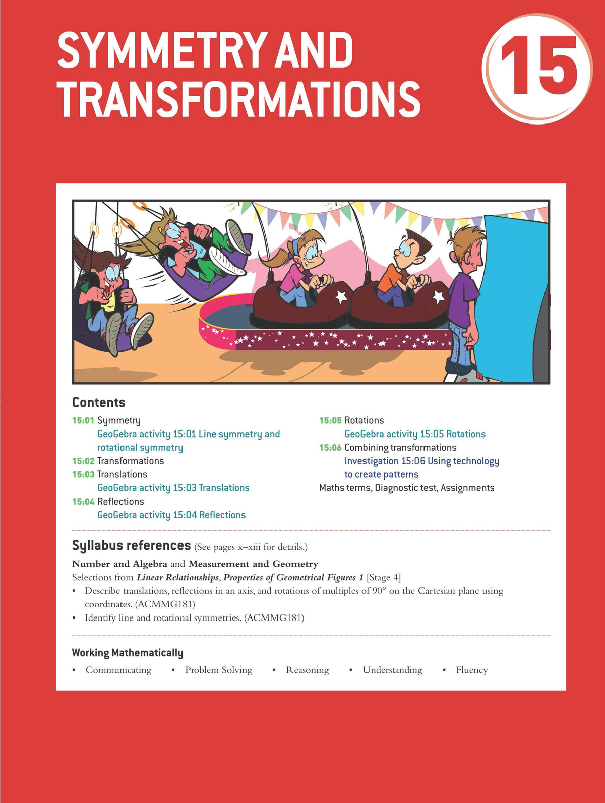 Ch 15 Symmetry and Transformations - Contents 15:01 Symmetry GeoGebra ...