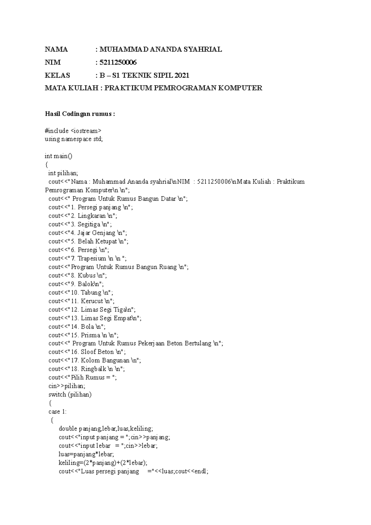 UAS Kelas B NIM 5211250006 Muhammad Ananda Syahrial (1) - NAMA ...