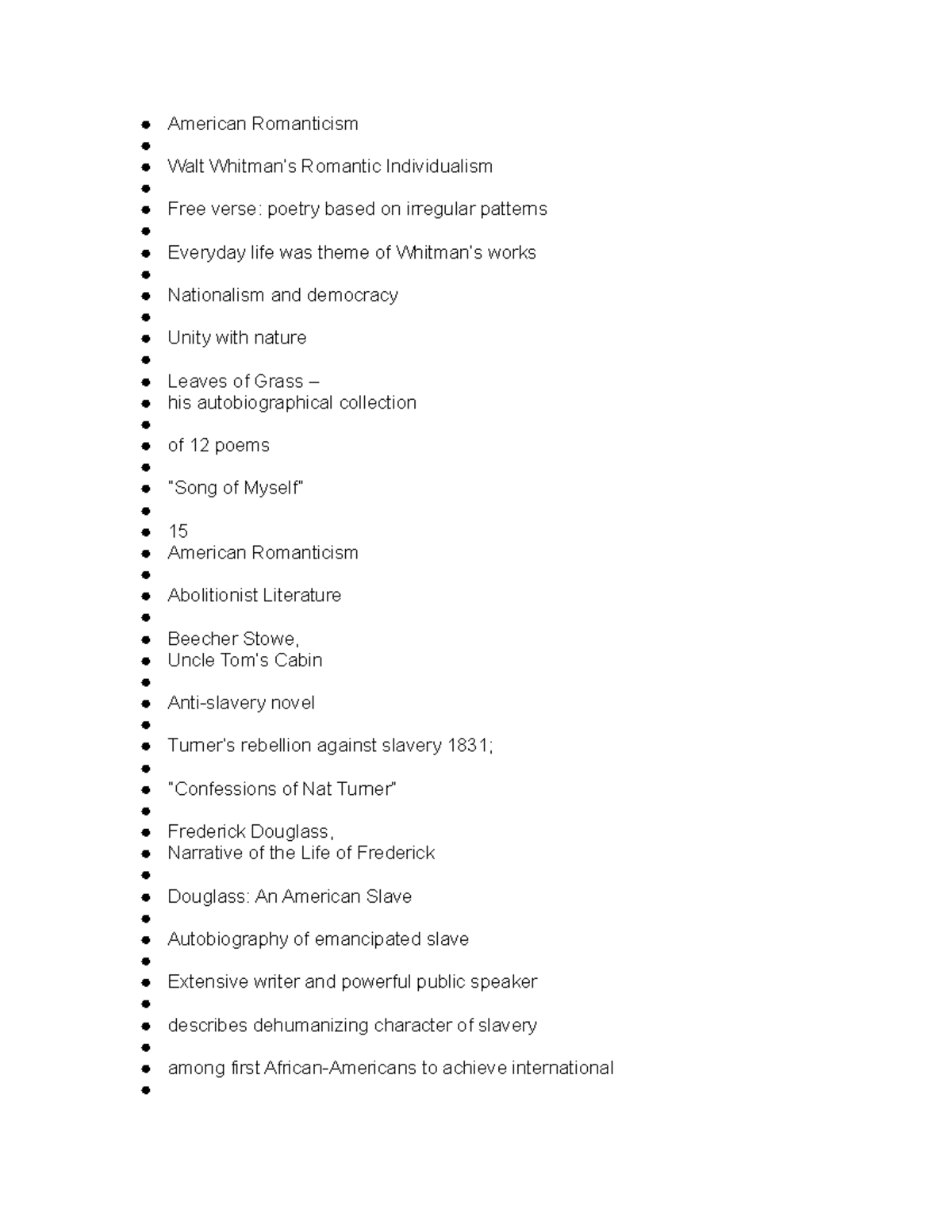 Copy of Chapter 12 Part 5 - American Romanticism Walt Whitman’s ...