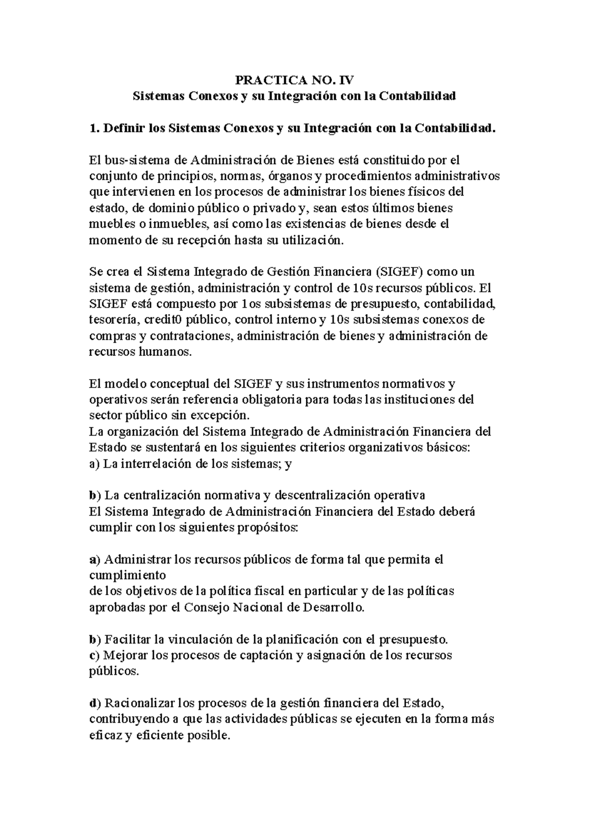 Practica NO.4 Romery NOVA - copia - PRACTICA NO. IV Sistemas Conexos y ...