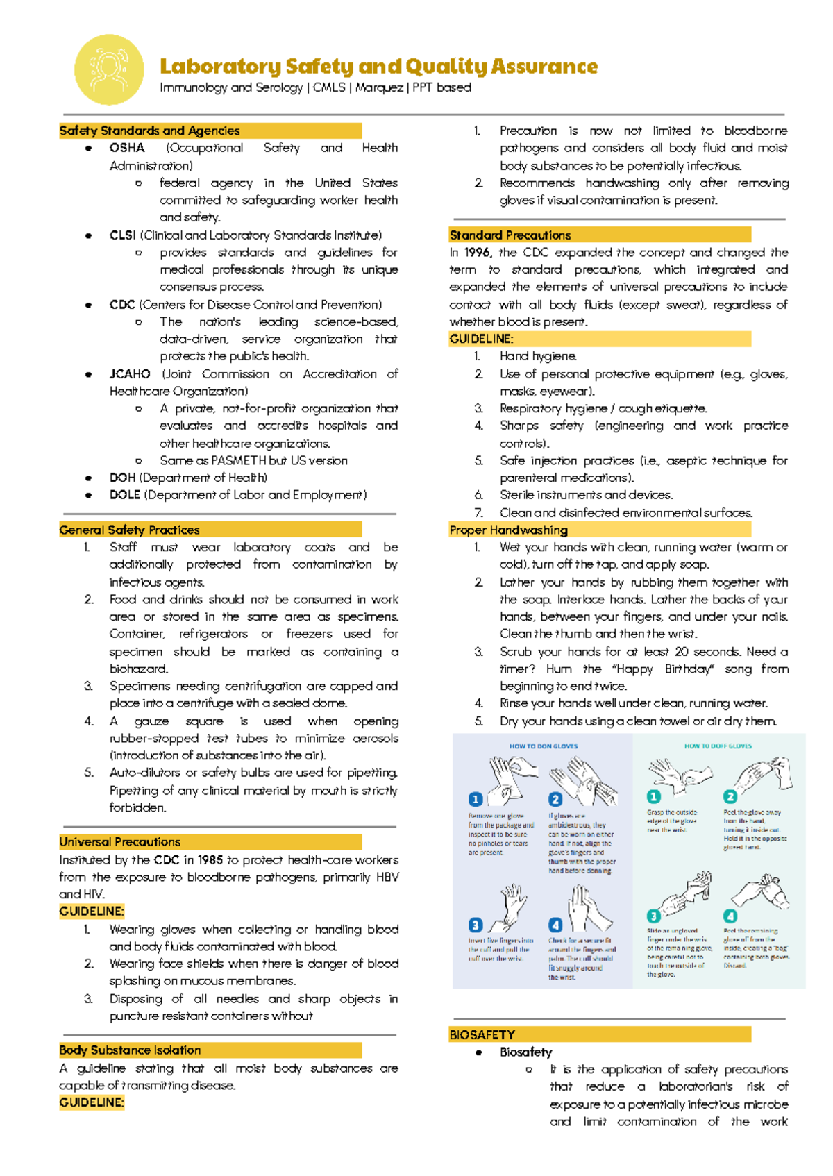 IMSE-LAB Prelims - immuno sero - Laboratory Safety and Quality ...