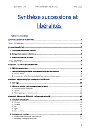 PWP sur la dévolution - + V- Fondement de la dévolution 3. Succession ...