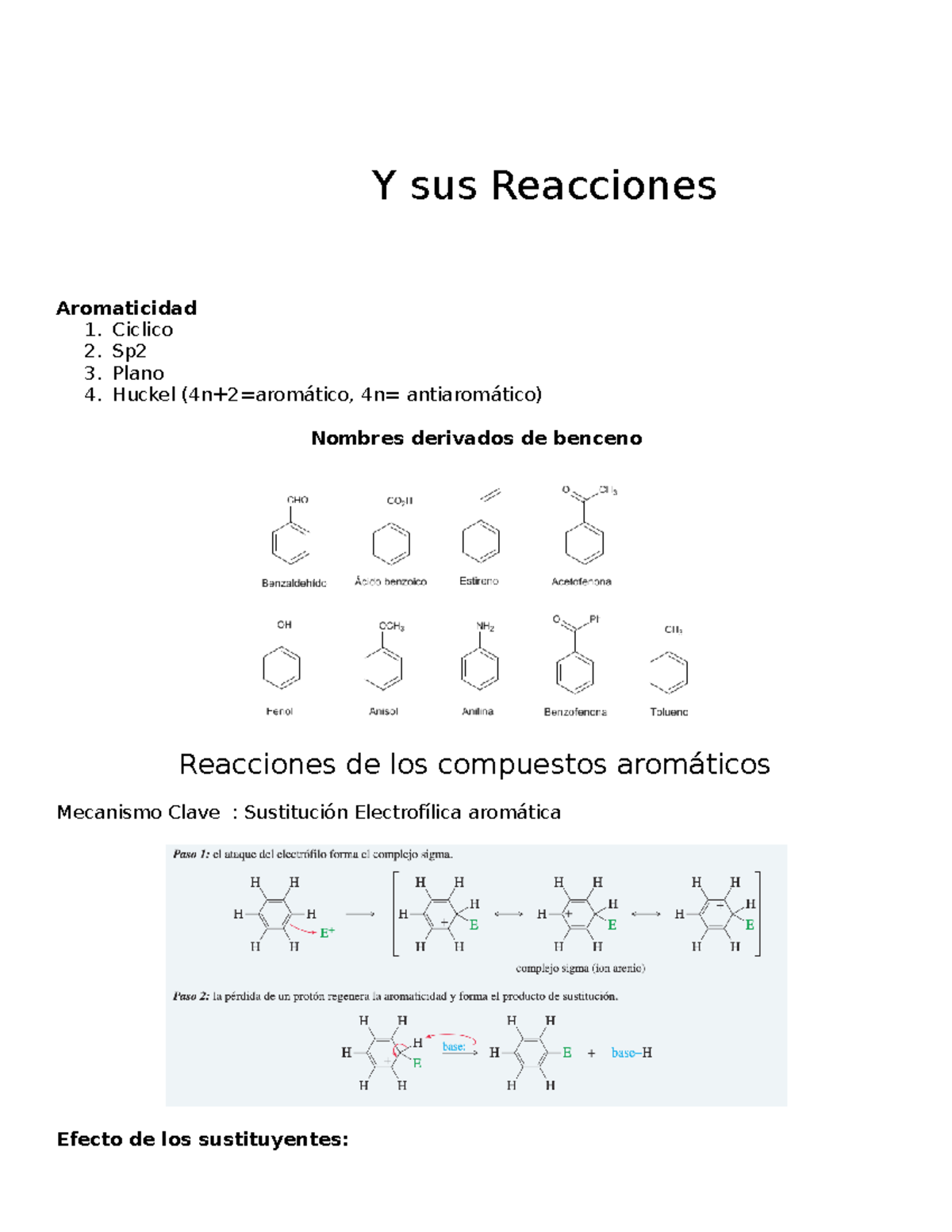 Compuestos Aromáticos - Compuestos Aromáticos Aromaticidad 1. Ciclico 2 ...