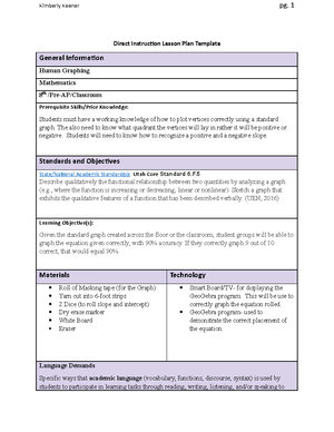D091 Task 2 - Passed - D091 Task 2 Introduction to Curriculum, Instruction, and Assessment 2047. ...