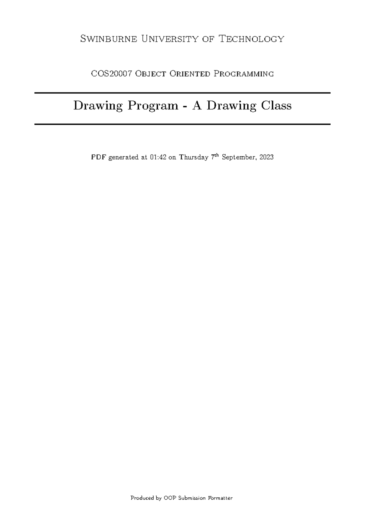 3.3P - Drawing Program - A Drawing Class - submission - Swinburne ...
