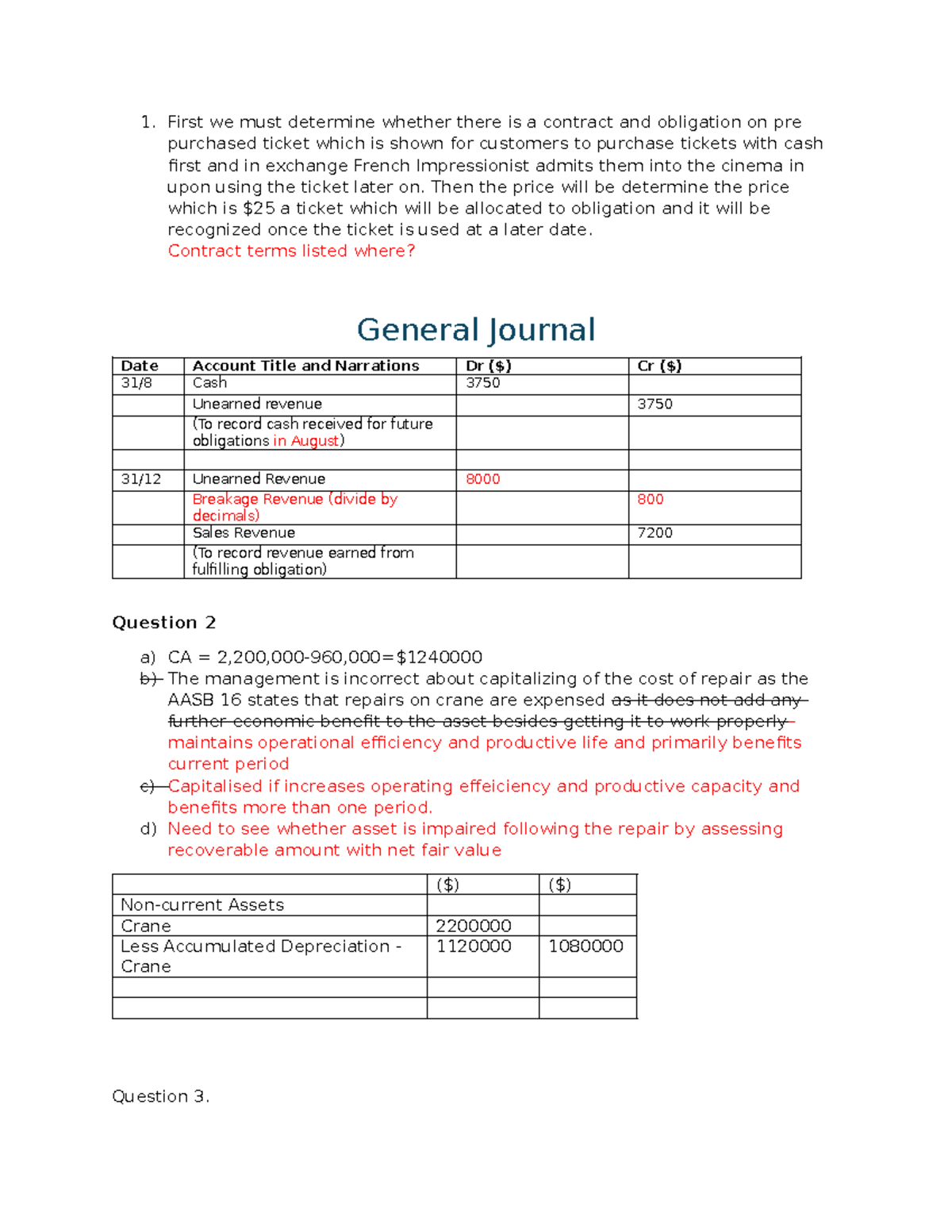 Contractual obligation - 1. First we must determine whether there is a ...