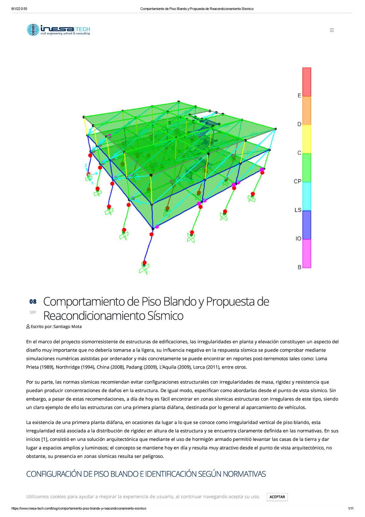 Comportamiento de Piso Blando y Propuesta de Reacondicionamiento ...