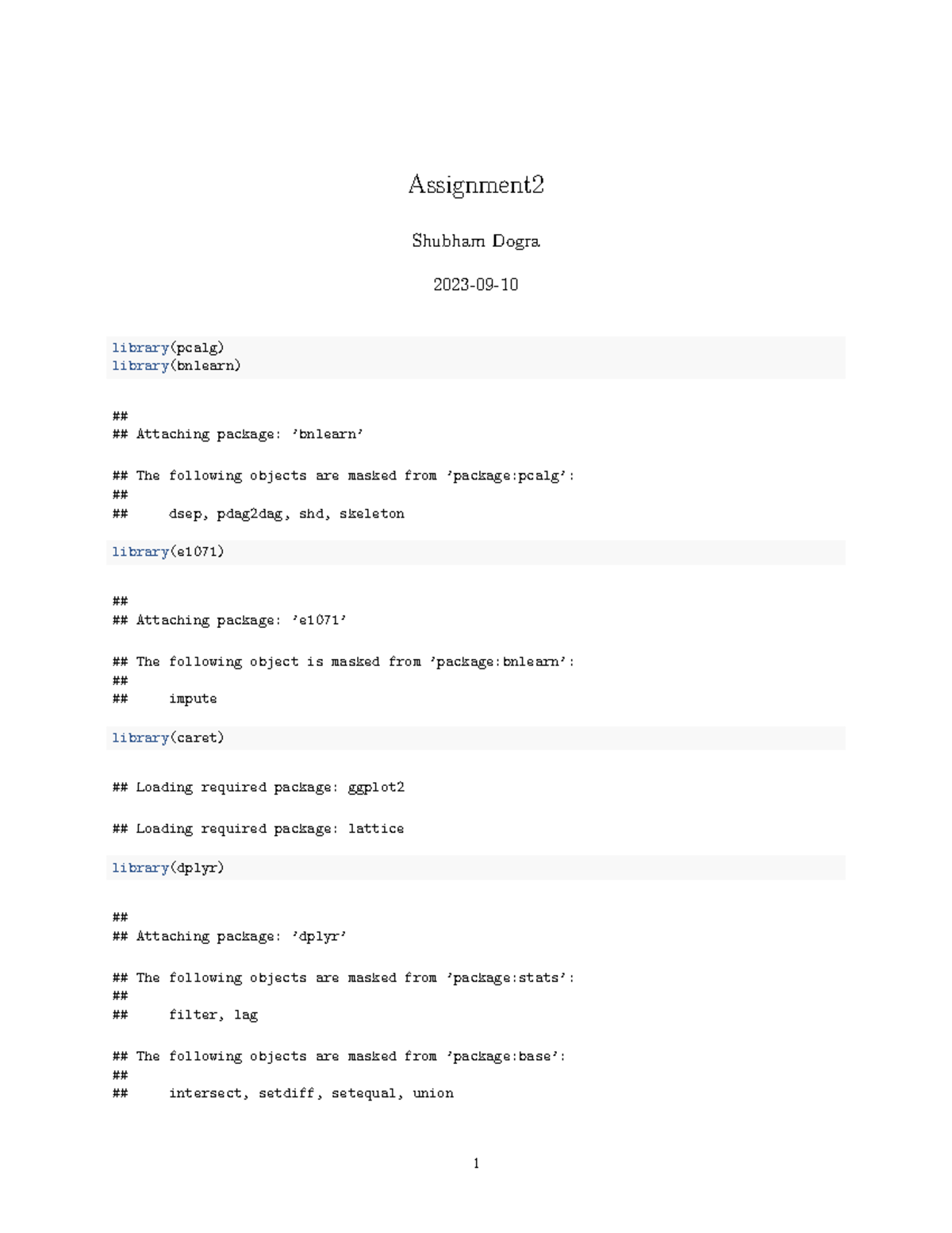 Assignment 2 – Bioinformatics Project - Assignment Shubham Dogra 2023 ...