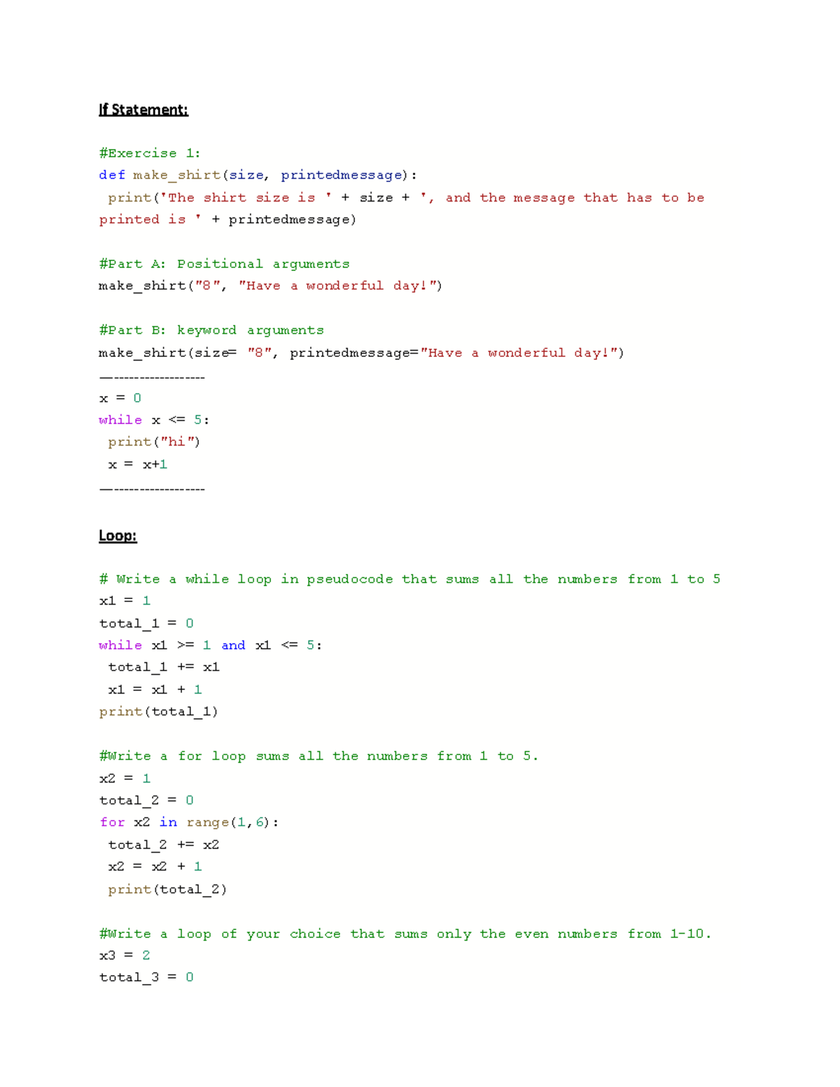 Python - COURSE: BUS4 110A Fundamentals of Management Information ...